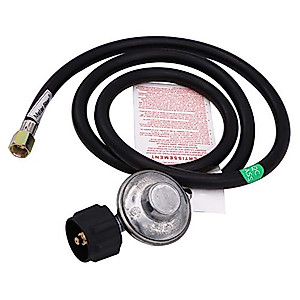 6.5 Feet Propane Heater Hose Regulator QCC1 for Fire Pit Grill Heater-Replacement Propane Hose and Gas Grill