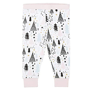 Stephan Baby 2-Piece Christmas Pajama Set, Holiday Forest, Fits 6-12 Months