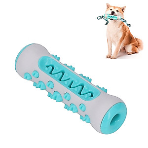 Bnineteenteam Teething Stick Dog Toy, Soothing Chew Toy Dog Dental Chew Toy Dental Chew Toy for Dogs Teeth Cleaner Doggy Brushing Sticks (Gray Blue)