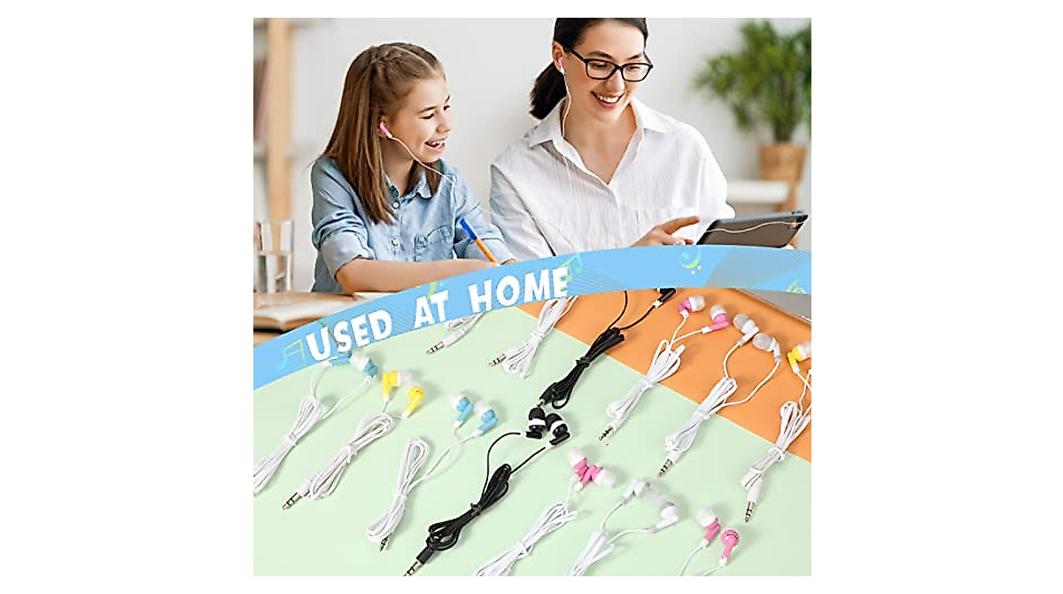 Bulk Earbuds 100 Pack for Schools & Groups | Reliable Sound & Comfort