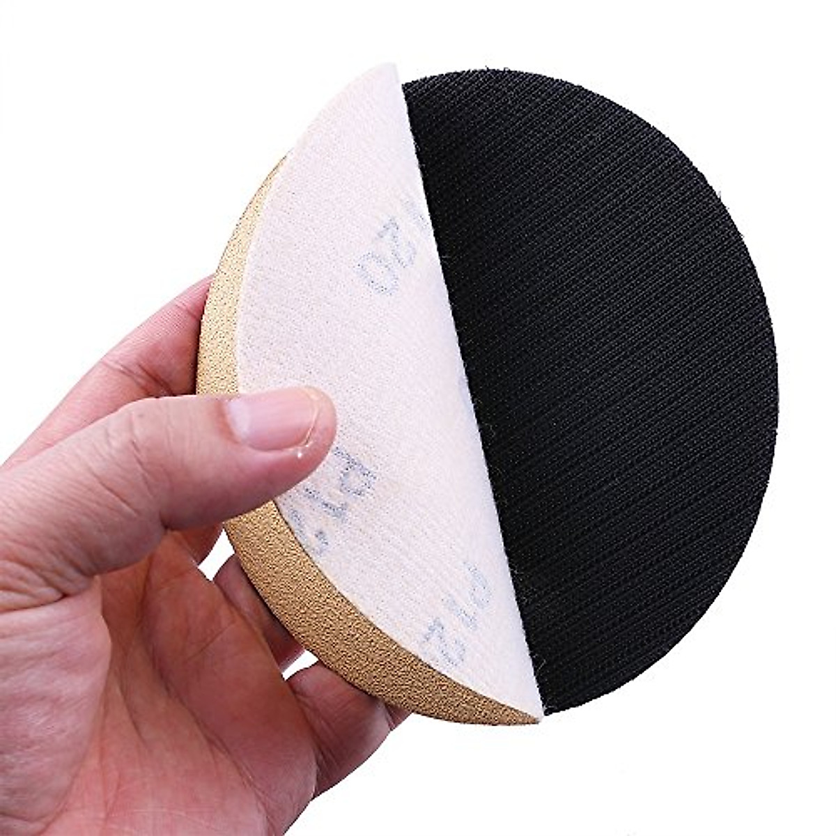 LotFancy 6 Inch Hook and Loop Backing Plates, Pack of 2- DA Air Random Orbital Sander/Polisher PU Backing Pad for Sanding Finishing Polishing Buffing, 5/16”-24 Threads