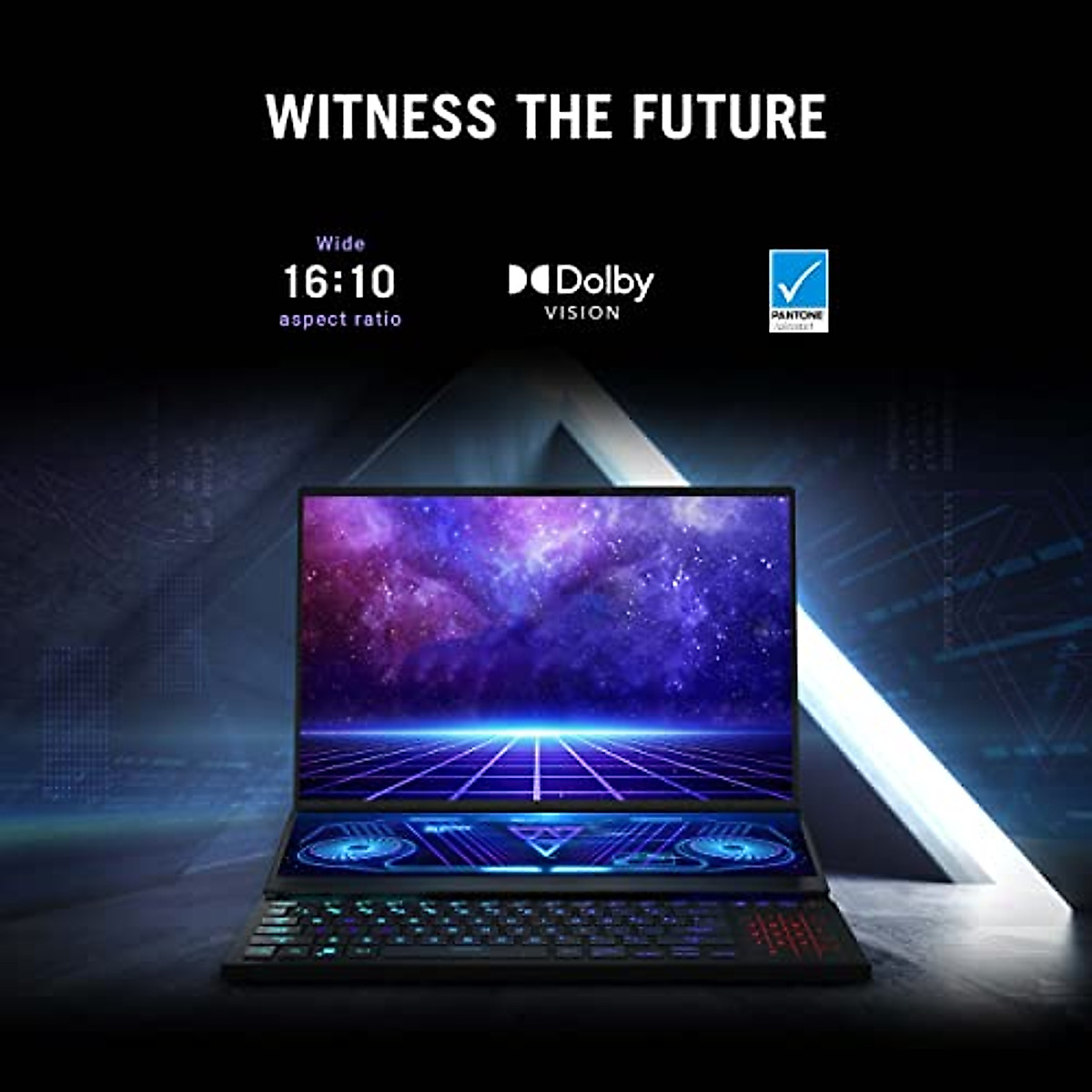 ASUS ROG Zephyrus Duo 16 (2022) Gaming Laptop, 16” 165Hz IPS Type WUXGA 16:10 Display, NVIDIA GeForce RTX 3060, AMD Ryzen 7 6800H, 16GB DDR5, 1TB SSD, Windows 11, GX650RM-ES74