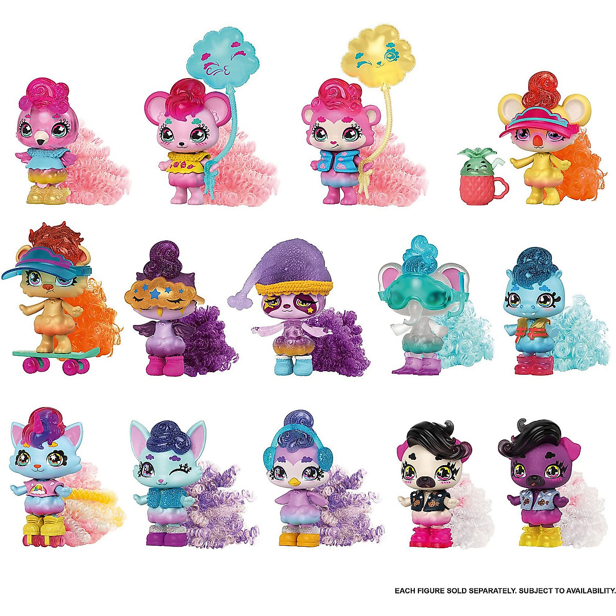 Mattel Cloudees Cloud Themed Toy with Hidden Surprise, Interactive Cloud Toy with Accessories, Toys for Kids 4 and Up