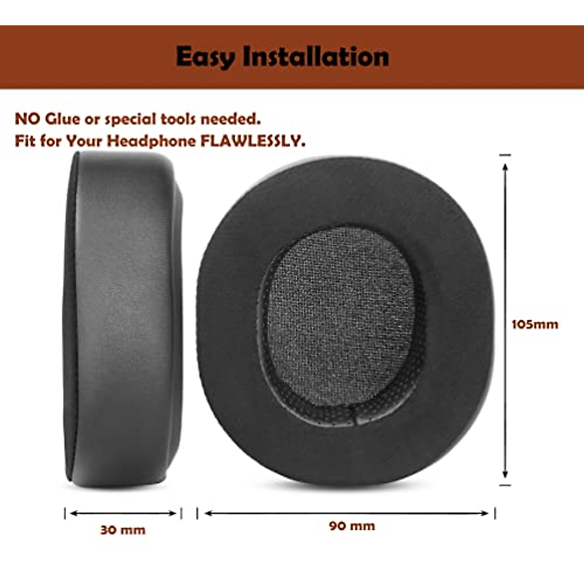 DowiTech Cooling Gel Headphone Replacement Ear Pads Cushions Headset Earpads Compatible with SteelSeries Arctis 9/Arctis 7/Arctis 5/Arctis 3/Arctis 1 RGB Illuminated Gaming Headset