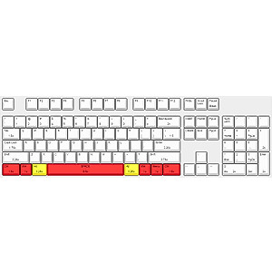 104 Keycaps ROG Backlit Keycap for Corsair K70 Lux K95 K65 K63 K68 K70 MK.2 K95 Platinum Strafe MK.2 Mechanical Keyboards Gaming