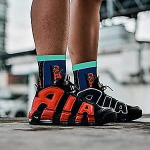 Funny Racing Socks for Men Teen Boys - I’d Rather Be Racing Socks Fun Novelty Cool Crazy Funky Crew Race Socks - Valentines Day Racing Gifts for Speed Racer Lovers Christmas Stocking Stuffers