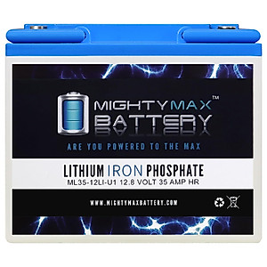 Mighty Max Battery 12V 35AH U1 Lithium Replacement Battery for Apollo 1500/1600 Swing Gate Operator