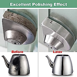 ATOPLEE Wool Polishing Wheel Disc,10pcs 98mm Dia Buffing Wheel for 4 Inch Angle Grinder,Wool Felt Polishing Wheel for Drill Buffer Attachment(Hole Diameter:16mm)