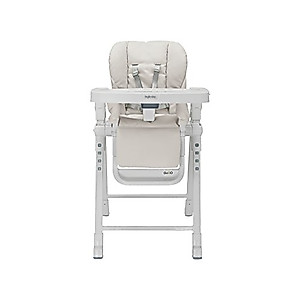 Inglesina Gusto Folding Convertible High Chair For Baby & Toddler Chair With Removable Tray, Cream
