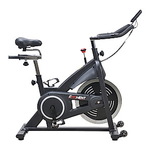 EFITMENT Indoor Cycle Bike, Magnetic Cycling Trainer Exercise with Belt Drive, LCD Monitor and Pulse Monitor (40 LB Flywheel)