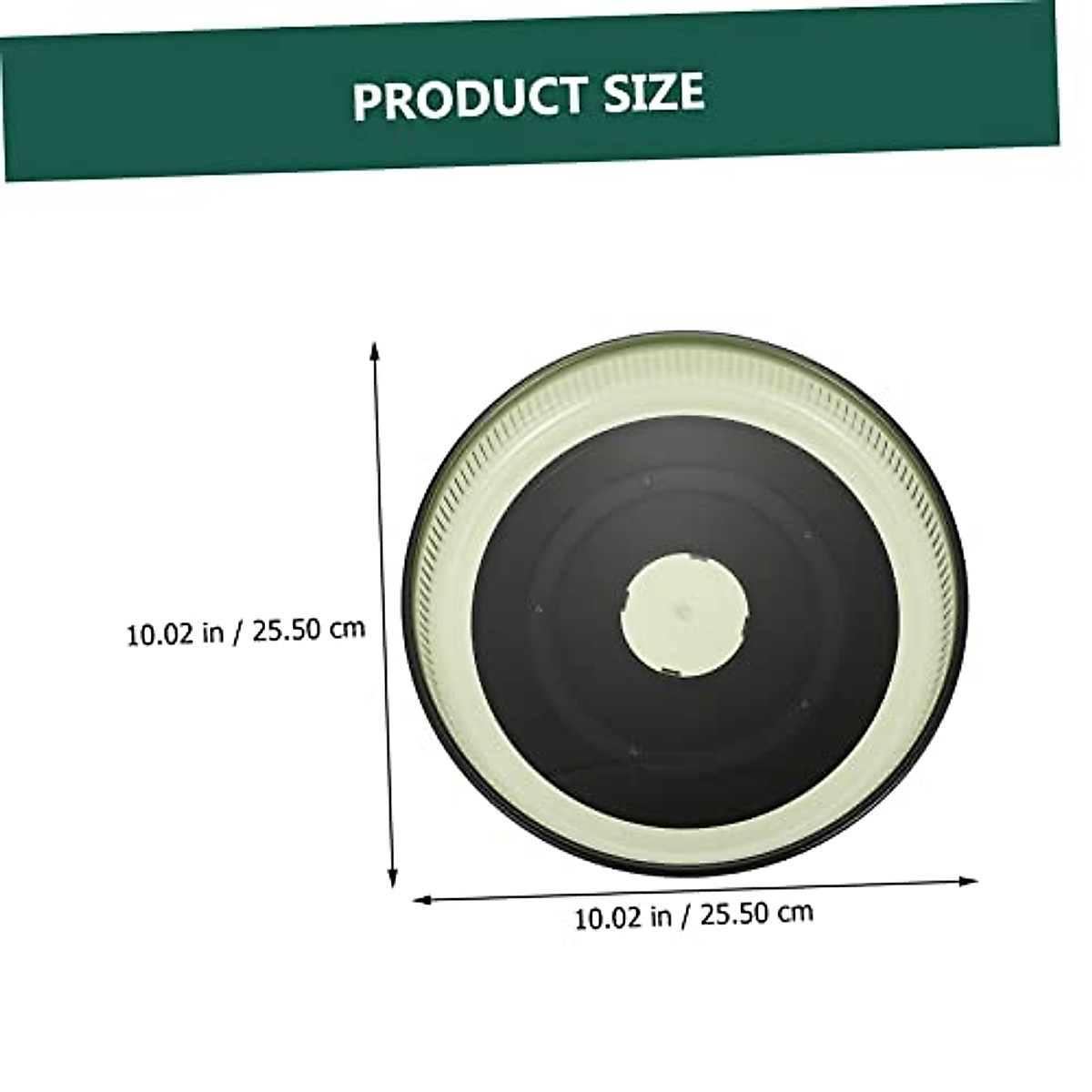 Zerodeko 2pcs rotatable Tray Lazy Susans Home Edit Organizers Kitchen Clear Bathroom Organizer Tabletop Round Turntable Storage Tray Fridge Desk Tray Tableware to Rotate The pet Household