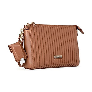 JuJuBe | Day to Night Crossbody Bag, Designer Small Crossbody Purse for Moms | Spice