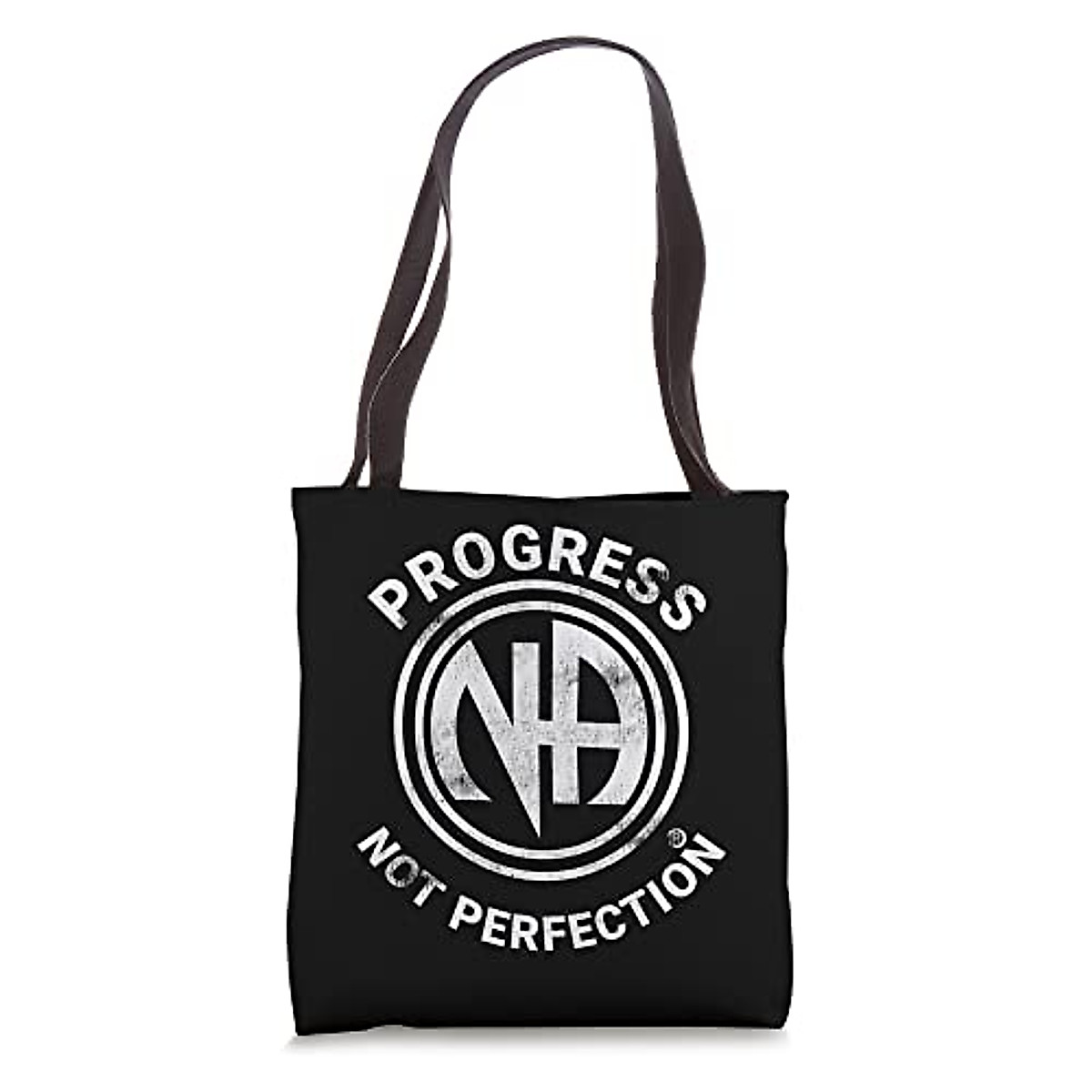 Narcotics Anonymous Shirts Progress Not Perfection AA NA Tote Bag