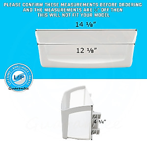 Lifetime Appliance W10212139 Door Shelf Cantilever Bin Compatible with Whirlpool Refrigerator - WPW10212139