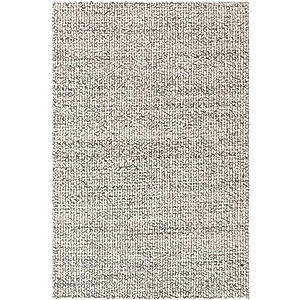 Mark&Day Area Rugs, 8x10 Keynsham Modern Charcoal Area Rug, Grey Ivory Carpet for Living Room, Bedroom or Kitchen (8' x 10')