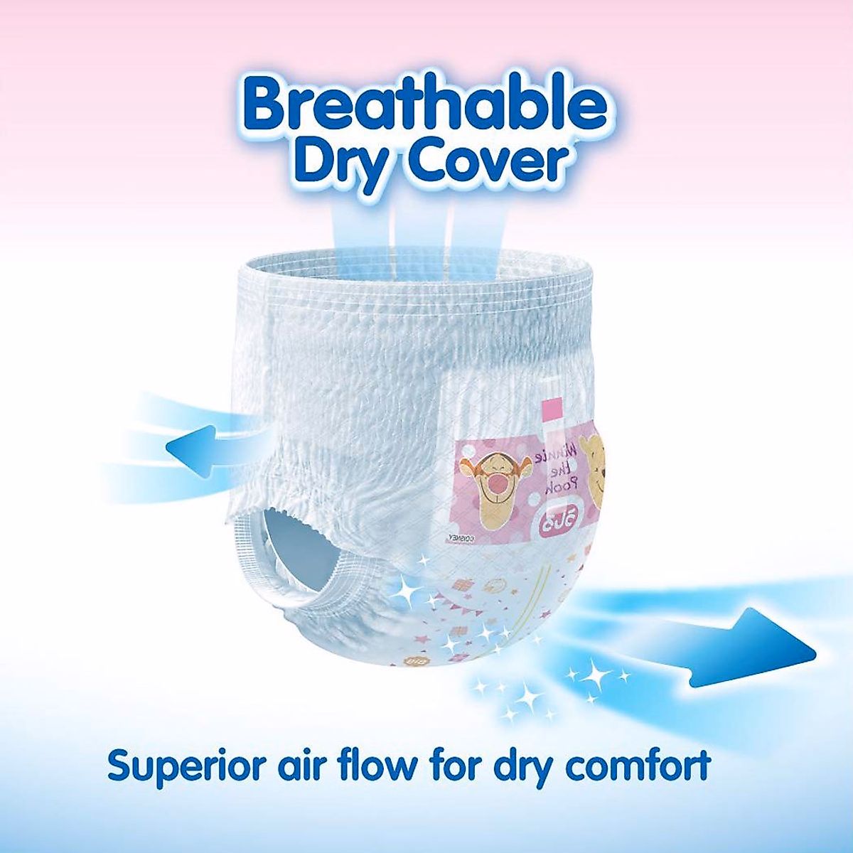 Merries Baby Diapers Large Size 54 Counts with Moony Wipes Bundle