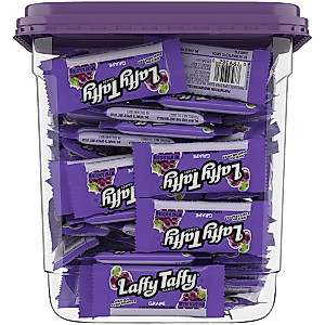 Laffy Taffy Candy, Grape Flavor, Individually Wrapped Candy, (145 Pieces)