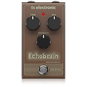 TC Electronic ECHOBRAIN ANALOG DELAY Vintage-Style Delay Pedal with All-Analog Bucket-Brigade Circuit