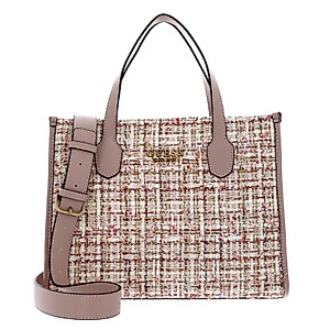GUESS Silvana 2 Compartment Tote Ash Rose One Size