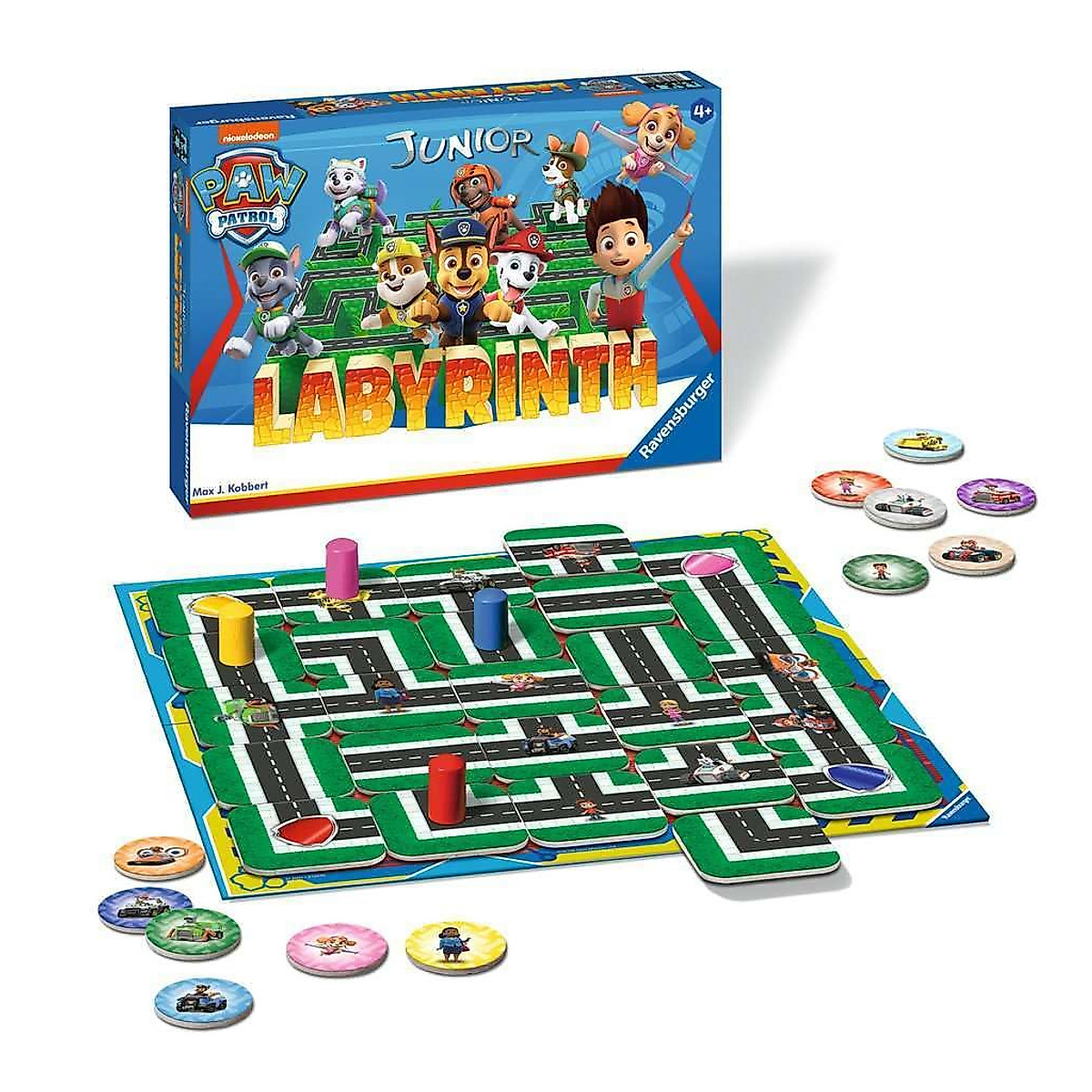 Ravensburger PAW Patrol Labyrinth Junior Game | Engaging Brain Teaser for Kids Ages 4 and Up | Classic Moving Maze Puzzle Game | Featuring Beloved PAW Patrol Characters