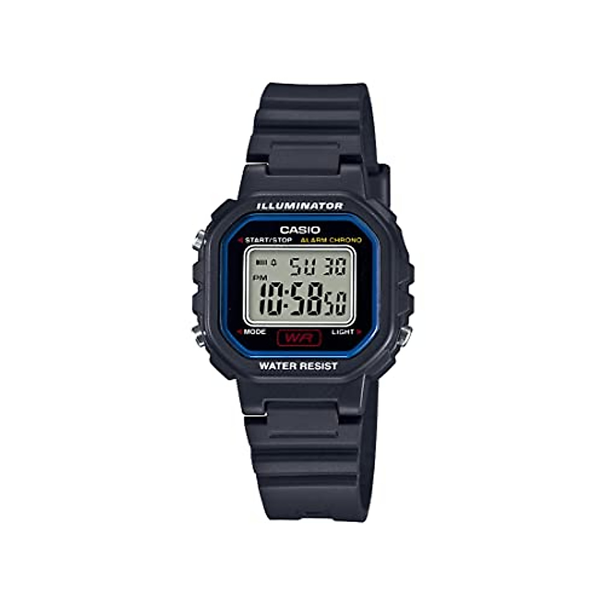 Casio Women's LA-20WH-1CCF Classic Digital Display Quartz Black Watch