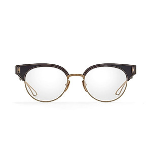 Dita DTX 109-01A Eyeglasses Black Iron/White Gold w/Demo Lens 51mm