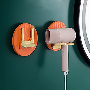 Dryer Holder, Wall Storage, Easy to Install, Adhesive Hair Dryer Holder, Wall Mounted Rack, Bathroom Storage Rack