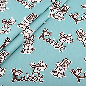 discountstore145 8Pcs Fabric Patchwork, Cartoon Animal Print Cotton Fabric Kids Bedding for Patchwork Sewing Bags 20 * 25cm