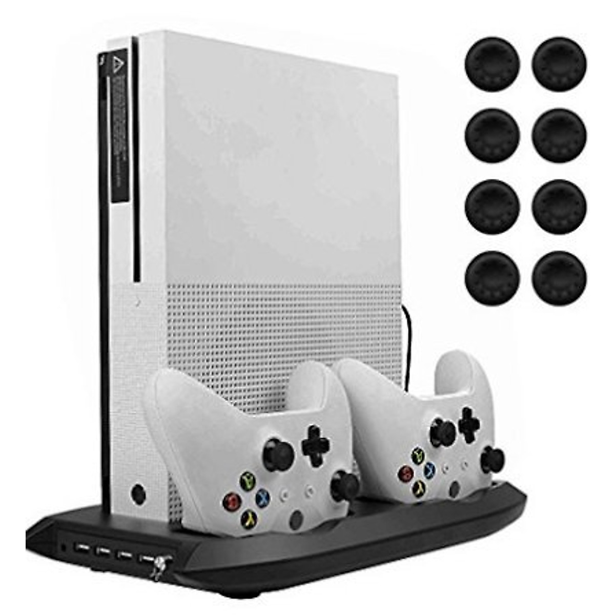 Lictin Xbox One S Vertical Stand Cooling Fan with Dua