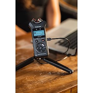 Tascam DR-05X 2-Input / 2-Track Portable Audio Recorder with Onboard Stereo Microphone & 16GB microSDHC Memory Card w/SD Adapter Bundle