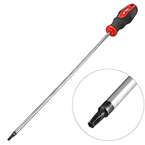 uoboeuq 12inch Extra Long Magnetic Torx Screwdrivers Security Tamper Proof, length 12''(300mm), Long star Screwdrivers (T20)