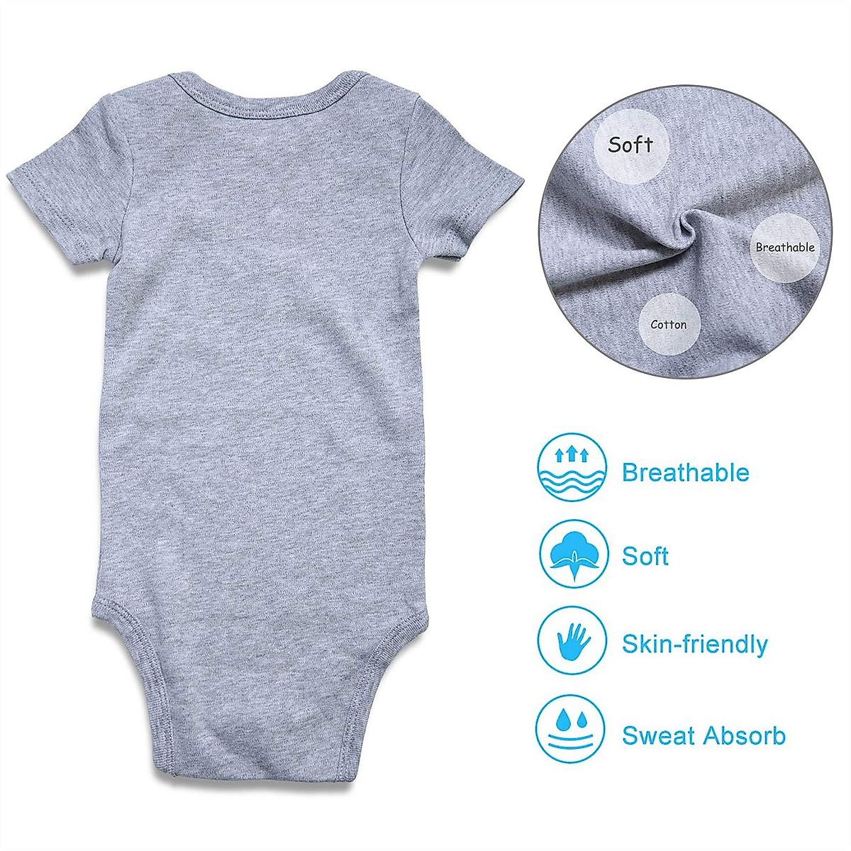 Vieille Newborn Baby Cousin Crew Clothes Bodysuit Girl Cotton Short Sleeve for Infant Unisex Boy Outfits Jumpsuits 0-3 Months