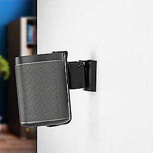 VIVO Dual Wall Mount Brackets Designed for Sonos One, SL, and Play:1 Audio Speakers, Adjustable Mounting for 2 Sonos Speakers, Black, MOUNT-PLAY1B