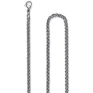 JTTBIGV Stainless Steel Jesus Christ INRI Crucifix Cross Pendant Necklace 30inch Long Chain