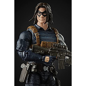 Marvel Hasbro Black Widow Legends Series 6-inch Collectible Winter Soldier Action Figure Toy, Premium Design, 2 Accessories, Ages 4 and Up