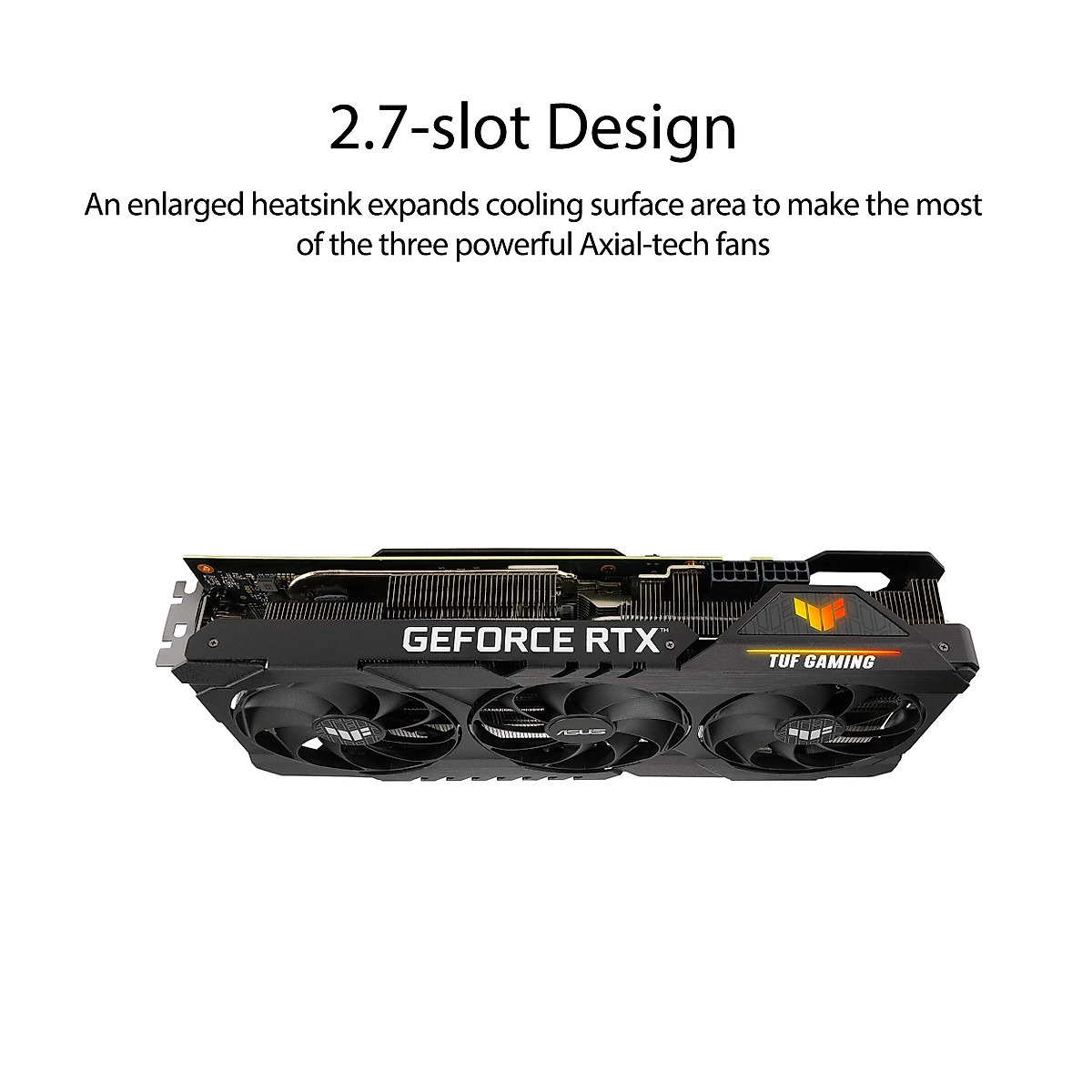 ASUS TUF Gaming NVIDIA GeForce RTX 3080 V2 OC Edition Graphics Card (PCIe 4.0, 10GB GDDR6X, LHR, HDMI 2.1, DisplayPort 1.4a, Dual Ball Fan Bearings, Military-Grade Certification, GPU Tweak II)