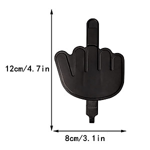 seOSTO Finger Key Hanger, Funny Adhesive Key Hook Key Holder for Wall, Wall Hooks for Hanging Keys Entryway Hallway Decor/Office Funny Gift