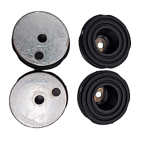 shiosheng 4Pcs Lower Rubber Foot Pad Set Fit for Honda Generators EB2000i & EU2000i Feet Mount Pad Replace 68325-Z07-003