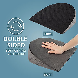 Kӧlbs Wedge Pregnancy Pillow | Memory Foam Pregnancy Pillow for Sleeping, Back, Knees and Legs | Maternity Wedge Pillow for Belly Support