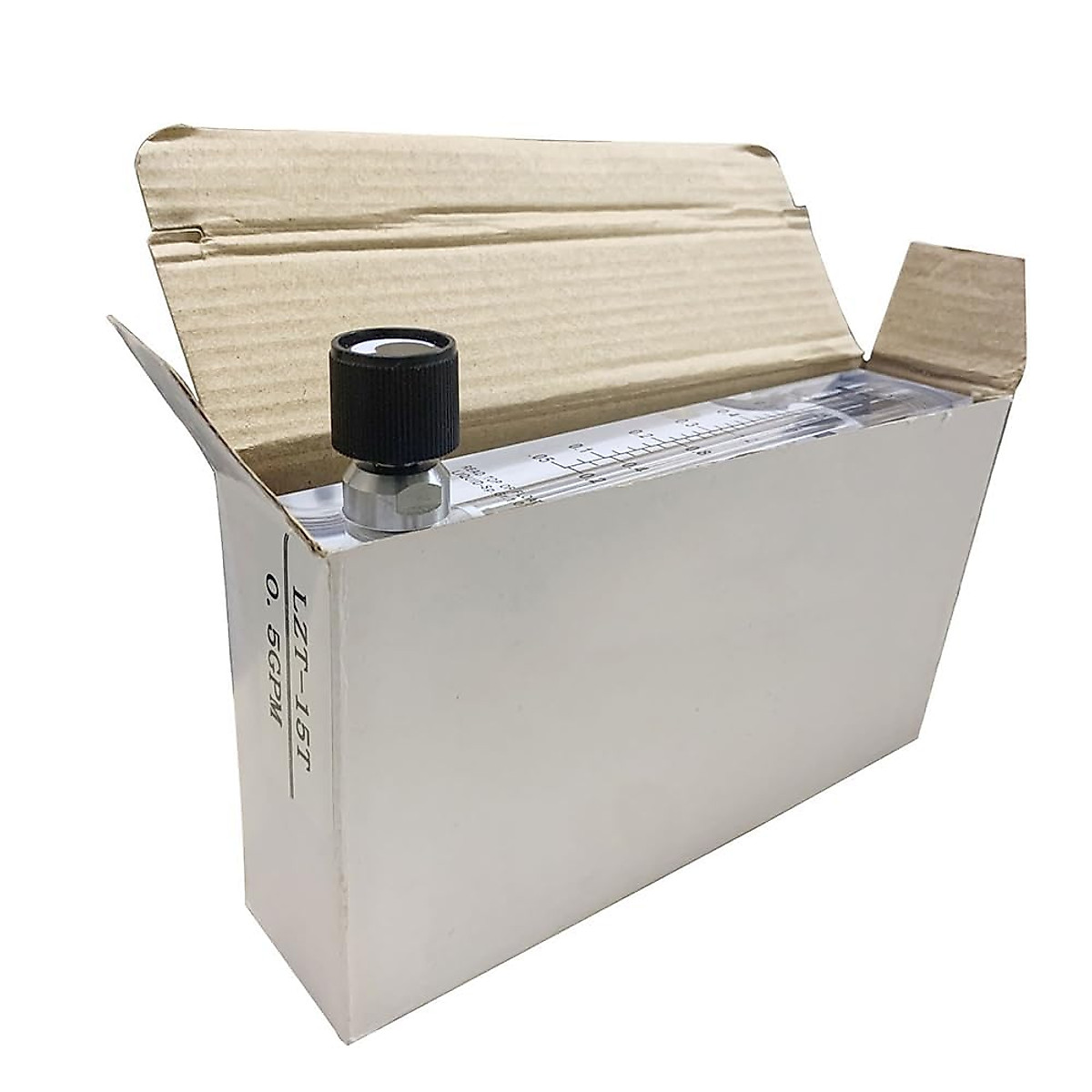 ‎RUIAN 1/2" PT 0.05-0.5GPM 0.2-2LMP Water Liquid Flow Meter Flowmeter