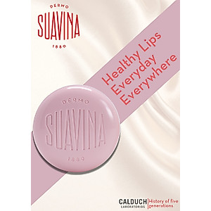 DERMO SUAVINA 1880 Lip Balm Moisturizer for Cracked and Dry Lips with Natural Ingredients Lip Care for Cold and Hot Weather Pack of 1(Strawberry 0.3oz)