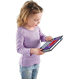Fisher-Price Smart Tablet Preschool Learning Toy With Lights Music Games And Educational Content In English And Spanish