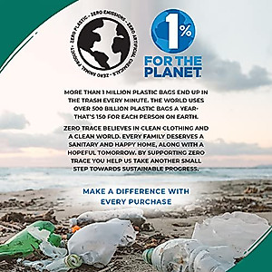 Zero Trace Laundry Detergent Sheets (72 Loads, Fresh Scent) Plastic Free Eco-friendly Safe for Sensitive Skin (Active Wear)