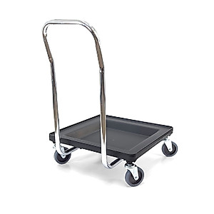 Dolly for Dish Rack and Glass Rack | 31" Handle | 250 lbs. max Capacity | Gray