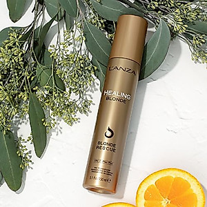 L'ANZA Healing Blonde Rescue, Leave-in Bleach Damage Reconstructor, Renews Strength, Replenishes Moisture, And Protects Hair Color, With Triple UV and heat Protection (5.1 Fl Oz)