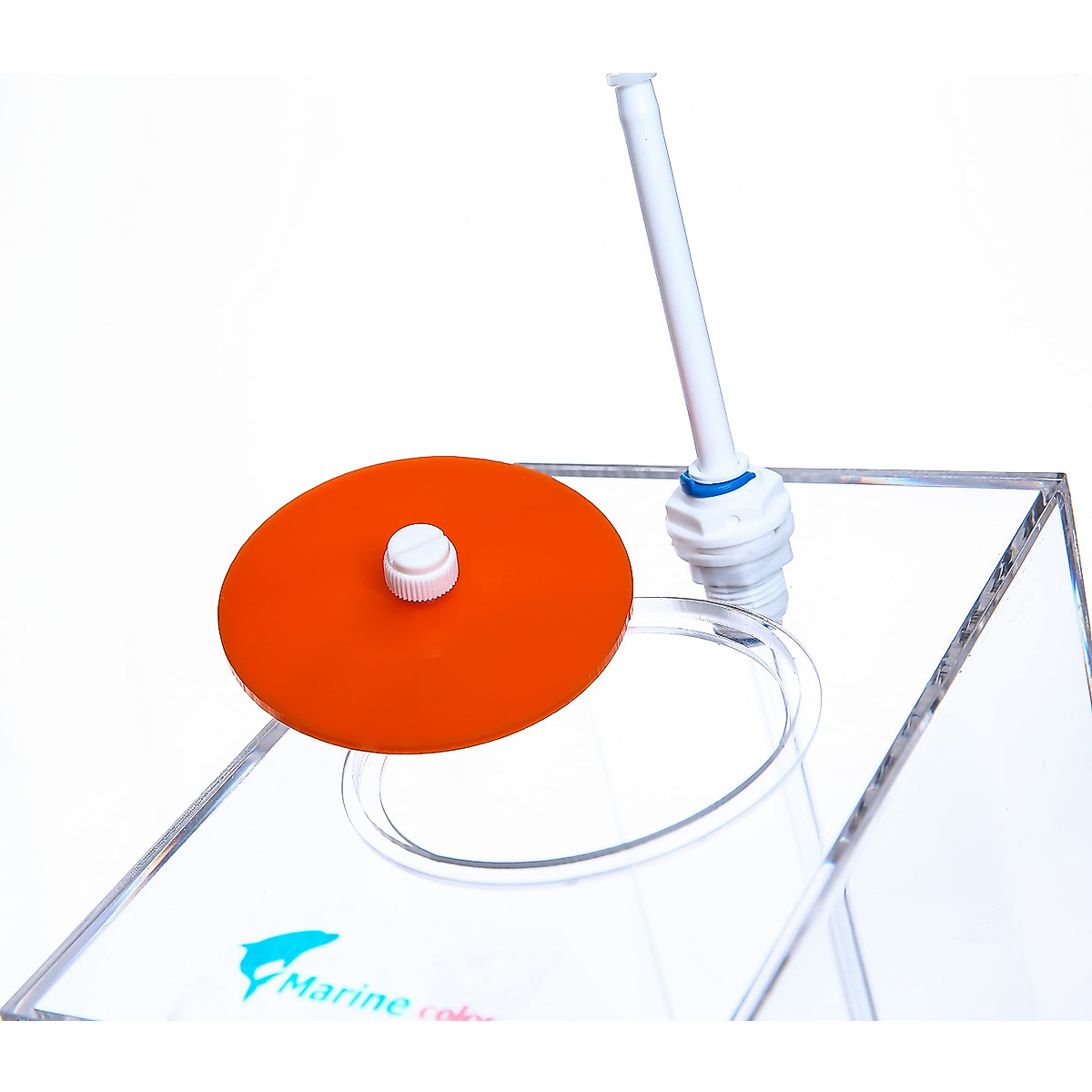 DEHAO Acryli Made Liquid Storage Bucket, Working with Dosing Pump,Auto Top Off System Reservoir Container, 1 Room 0.7 Gallons