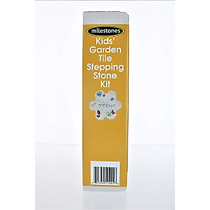 Milestones Kids Garden Tile Stepping Stone Kit, Multi-Color
