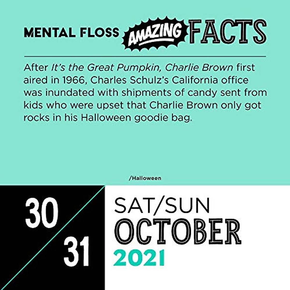 Amazing Facts from Mental Floss 2021 Day-to-Day Calendar: Fascinating Trivia From Mental Floss's Amazing Fact Generator
