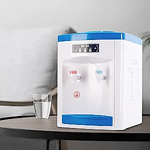 SNKOURIN Water Cooler Dispenser,Top Loading Water Cooler Dispenser for 3 to 5 Gallon,3 Temperature Settings,Countertop Water Dispenser for Home Kitchen Offices Dorm