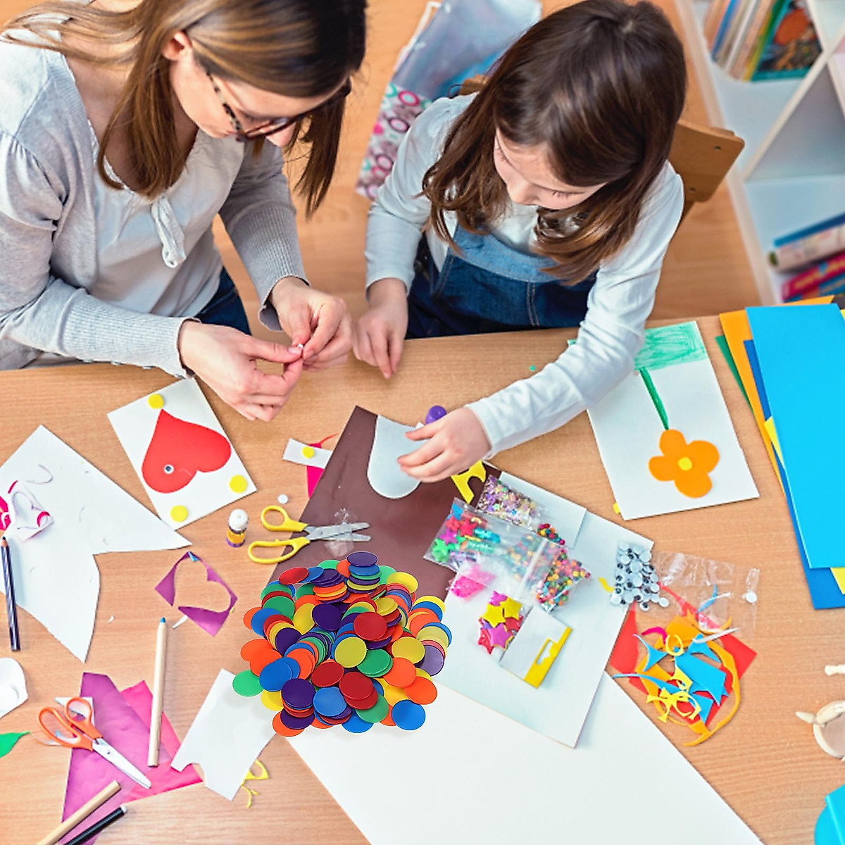 Poker Chips 180pcs counting chips game chips bingo chips for bingo games Toy Bingo Chips